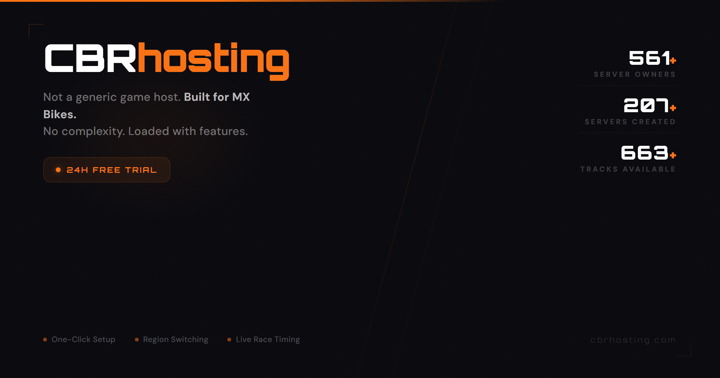 MX Bikes Server Hosting | CBRHosting | Dedicated MXBikes Servers